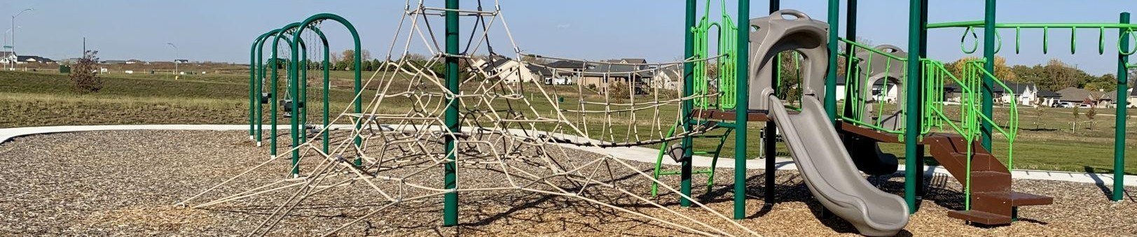 Playground with VistaSky Rope Tower and… | Cunningham Recreation