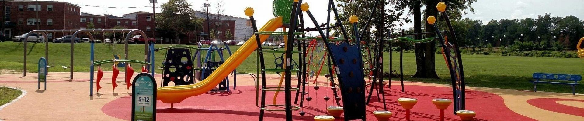 Lots of Climbing Fun Park Playground -… | Cunningham Recreation