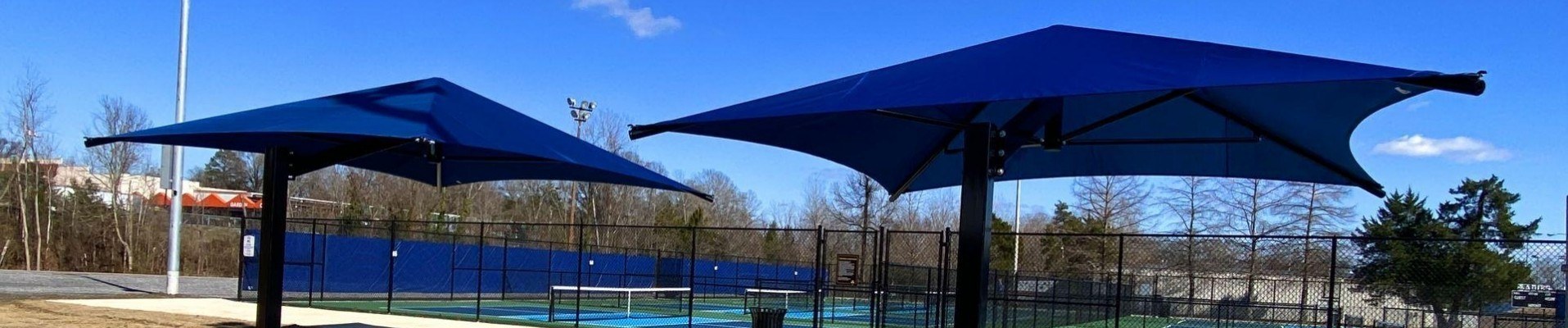 Struthers Recreation | Shade Solutions at Halls Ferry Pickle Ball…